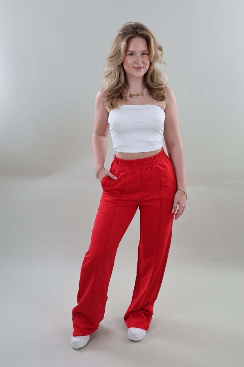 Leah pants - rood