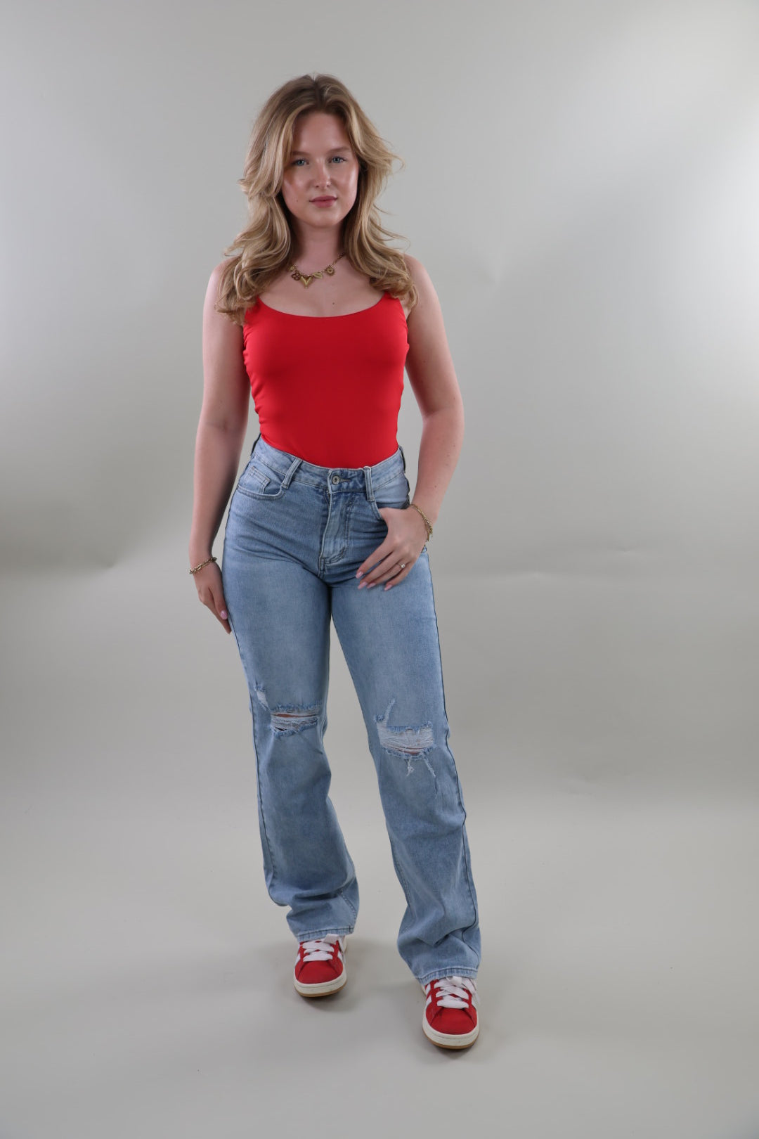 Pre order Bo wide leg jeans - jeans blauw